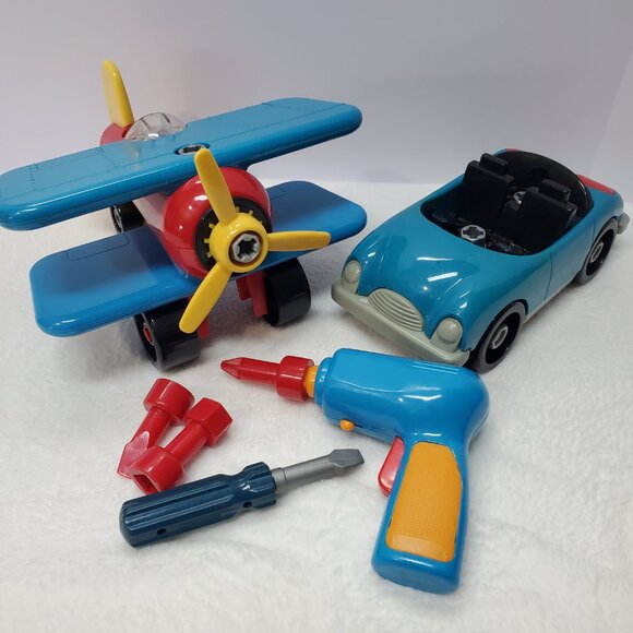 Battan | Toys | Battat Take Apart Airplane Roadster Toy Car Tools ...